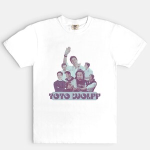 Toto Wolff Comfort Vintage Style Tee, Mercedes AMG F1 2023, Formula One ...