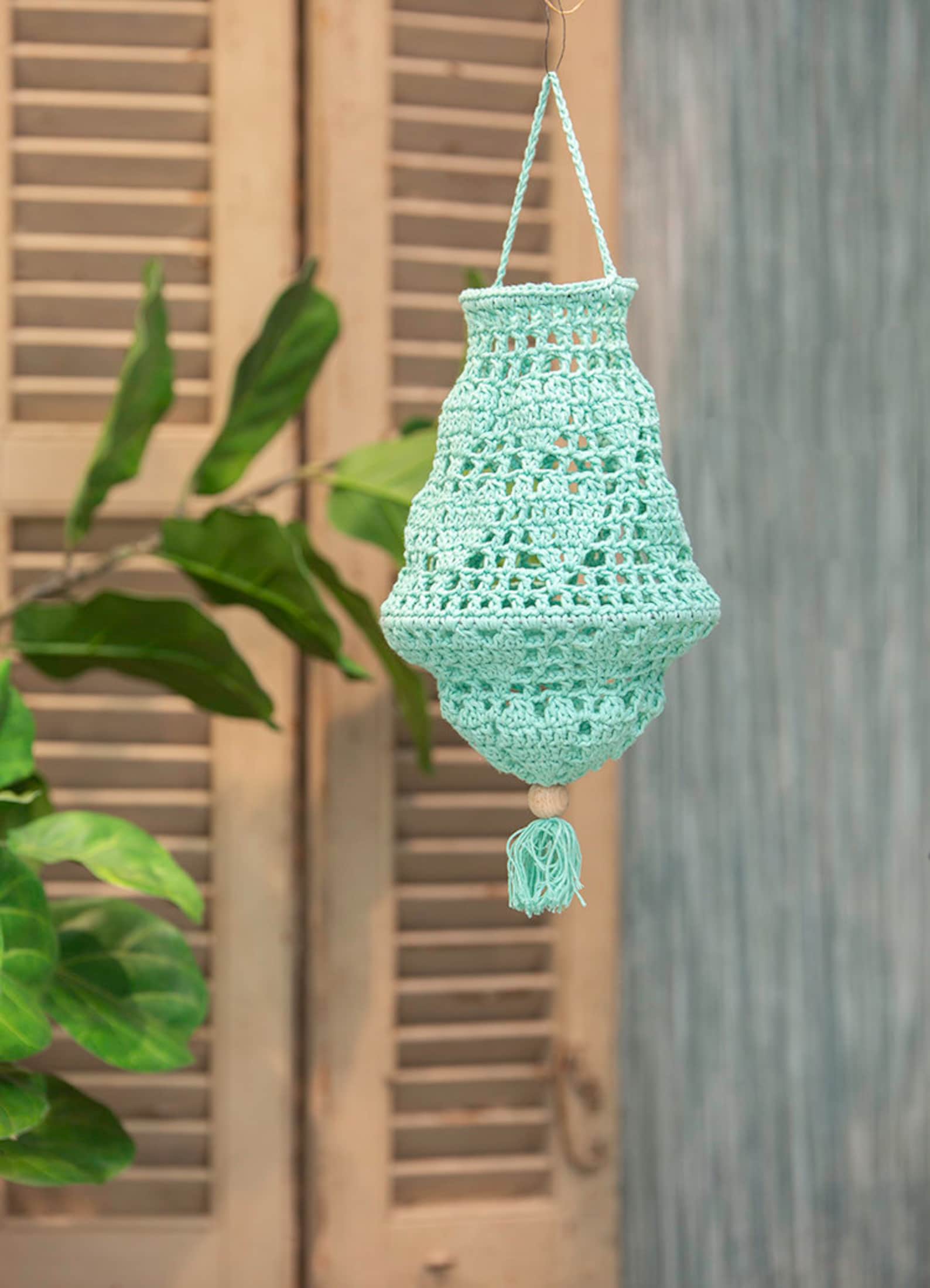 Crochet Chandelier Lamp Pattern: Stylish Home Deco Lantern (PDF ...