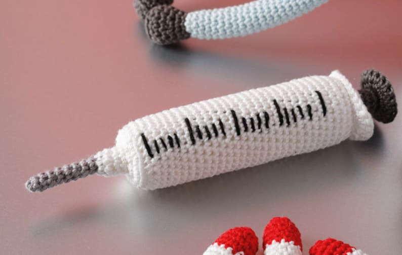 Crochet Doctor Kit Pattern: Medical Toy Set (digital Download) English ...