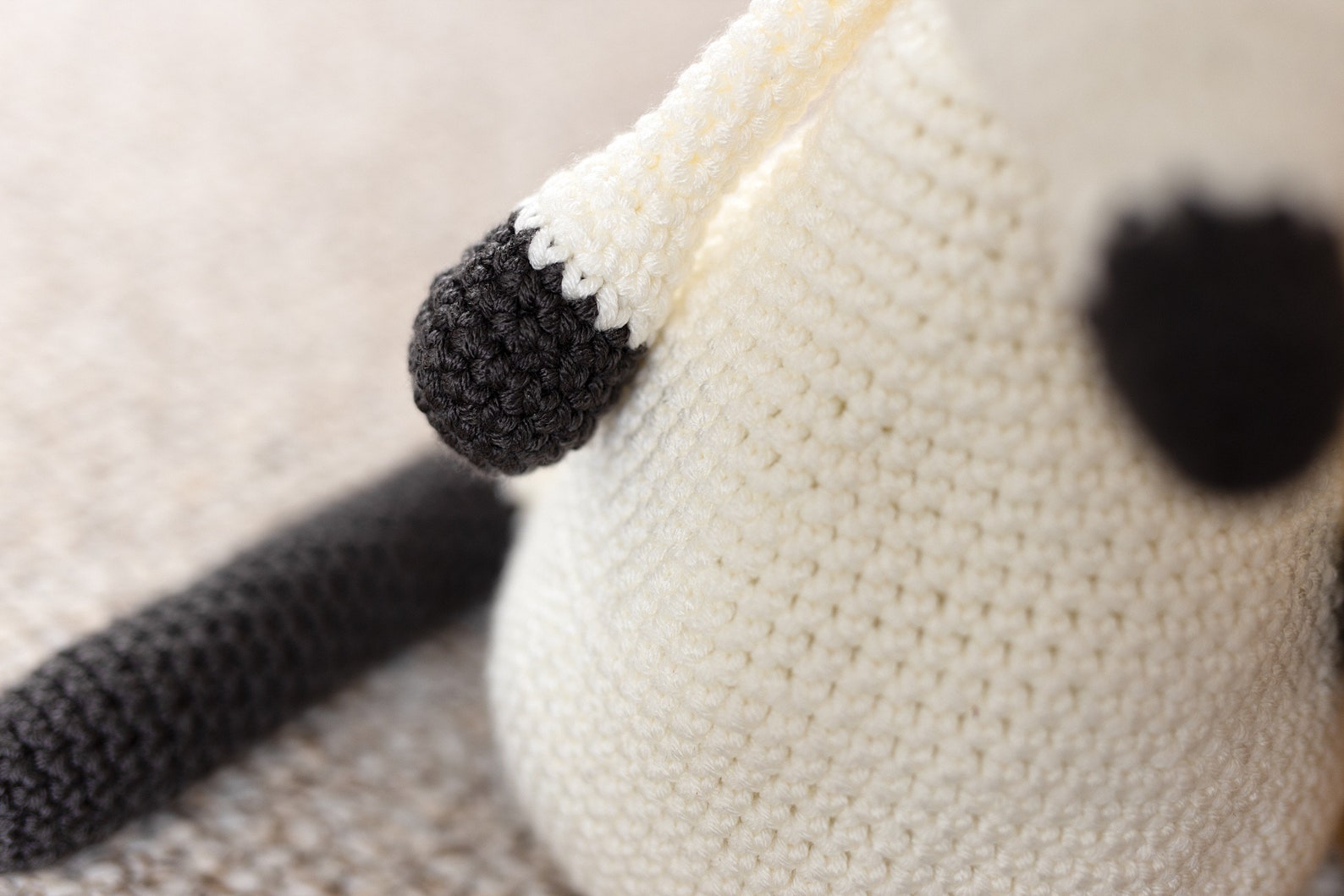 Crochet Mouse Doorstop Pattern: Amigurumi Animal (digital PDF) - Etsy
