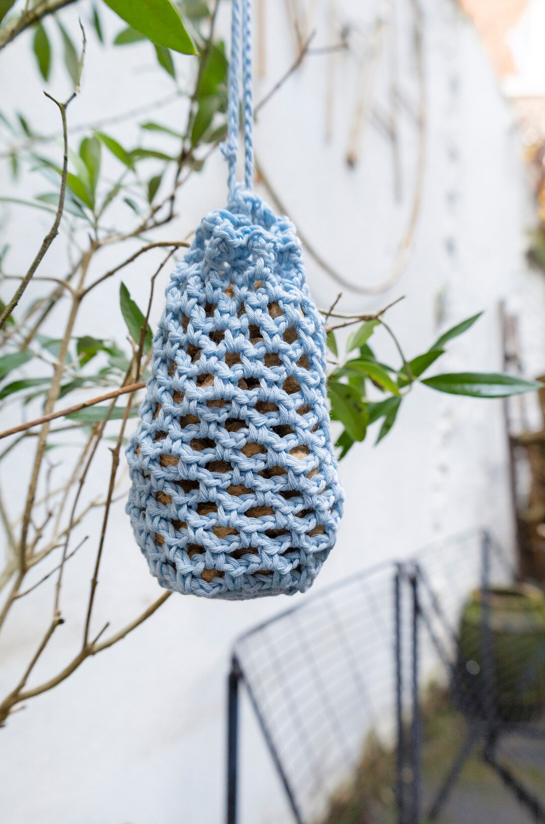 Crochet Pattern Bird Feed Pouch, Bird Feeder, Eco Friendly Bag, Tested ...