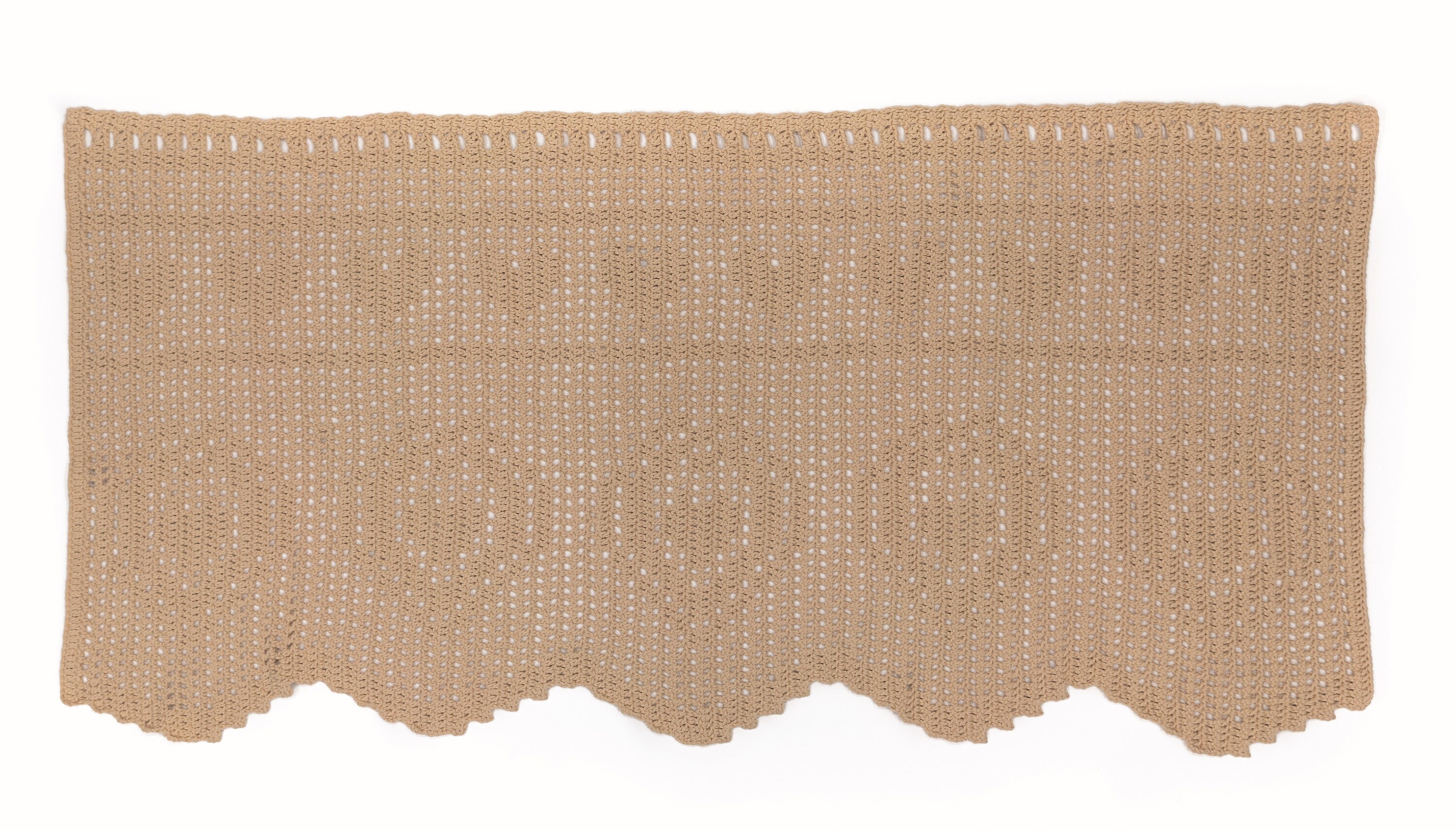 Crochet Pattern, Curtain, Enchanting Curtain, Home Decor, Tested US ...