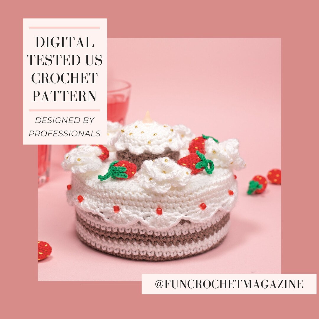 Crochet Pattern Reusable Gift Box Cake, Keepsake Box, Jewelry Box, Cute ...