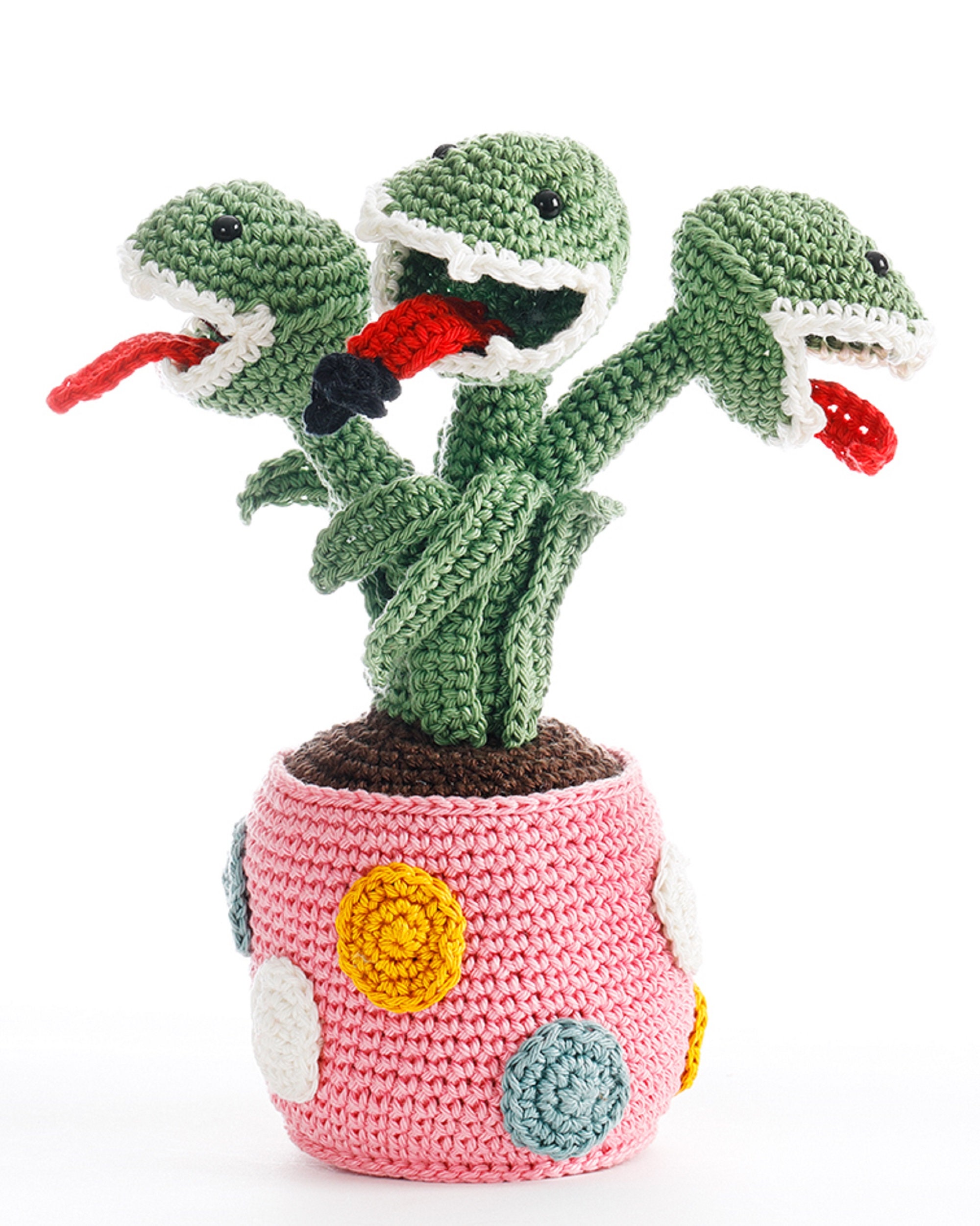 Crochet Pattern Venus Fly Trap Plant, Man Eating Plant, Carnivorous, Amigurumi Beginner Easy ...
