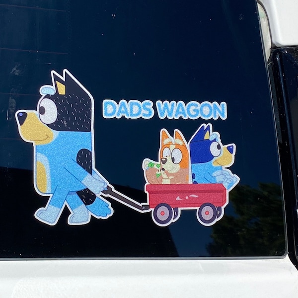 Bluey Mom Car Sticker - Etsy Canada