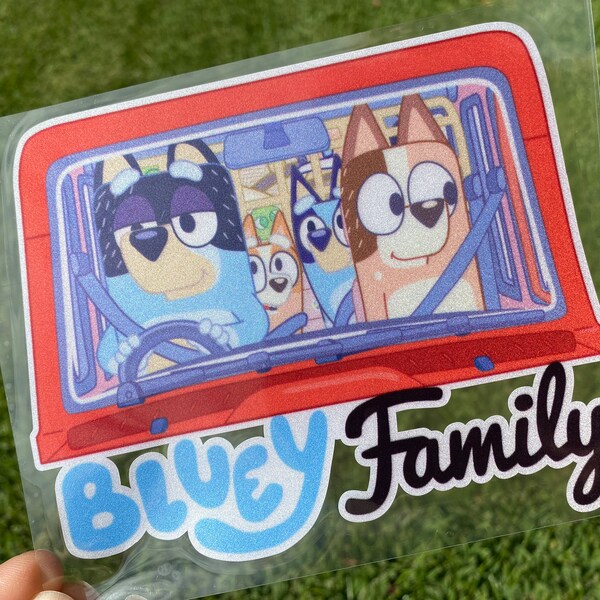 Bluey Granny Car Stickers - Etsy Canada