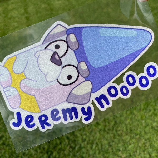 Bluey Jeremy No - Etsy