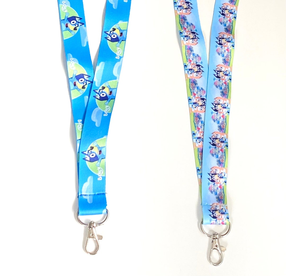 Bluey Lanyards Bluey Family Bluey Bingo Bandit Chilli - Etsy New Zealand