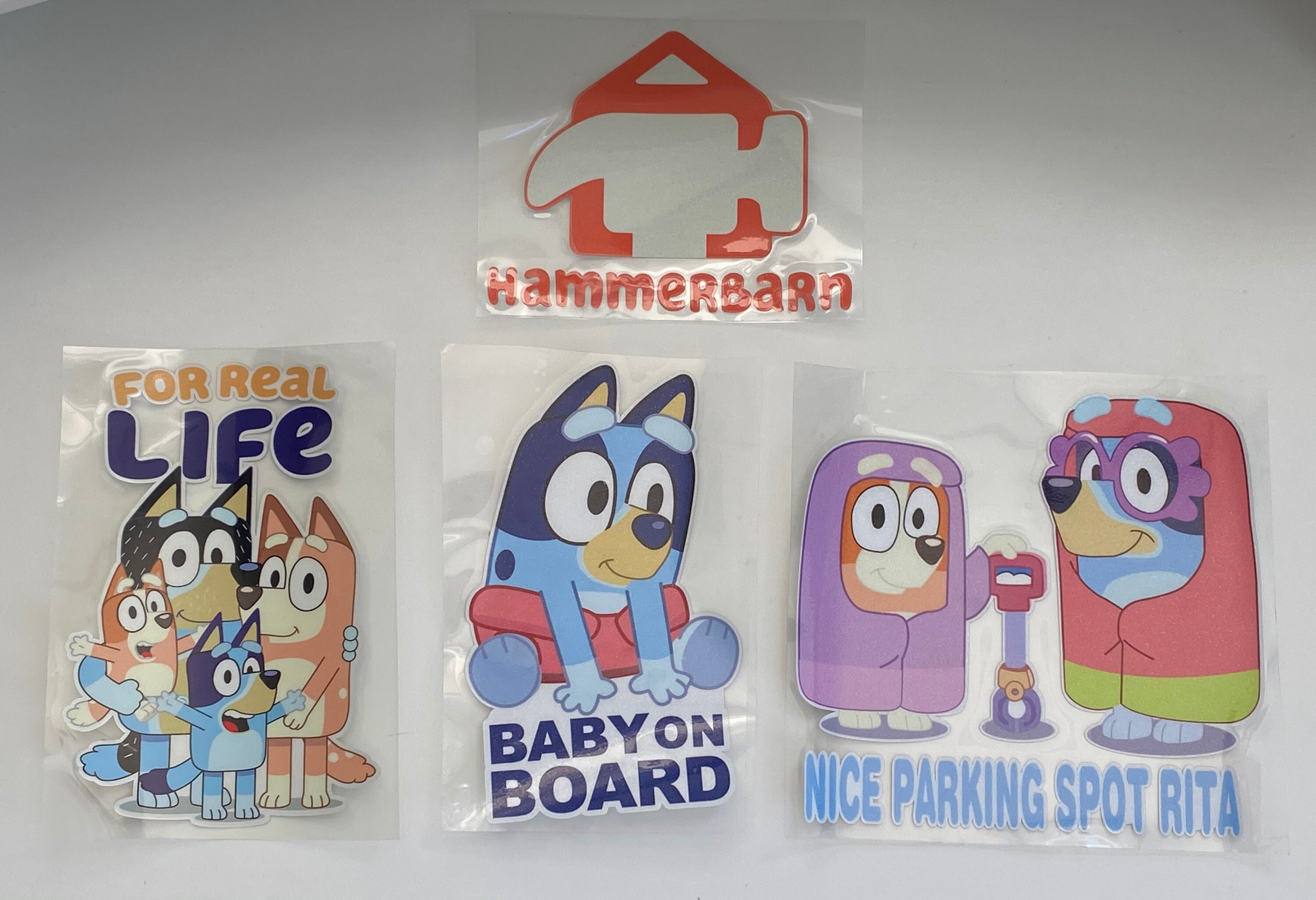 Baby on Board Bluey Car Sticker From Bluey - Etsy Australia