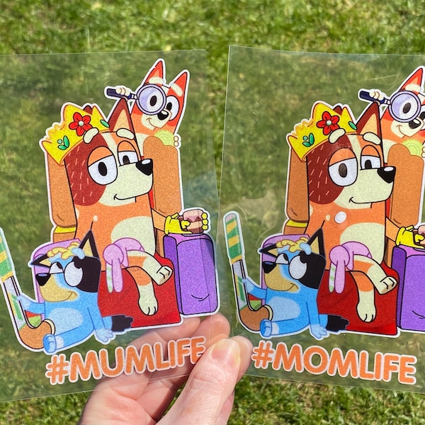 Bluey Mom Decals - Etsy Israel