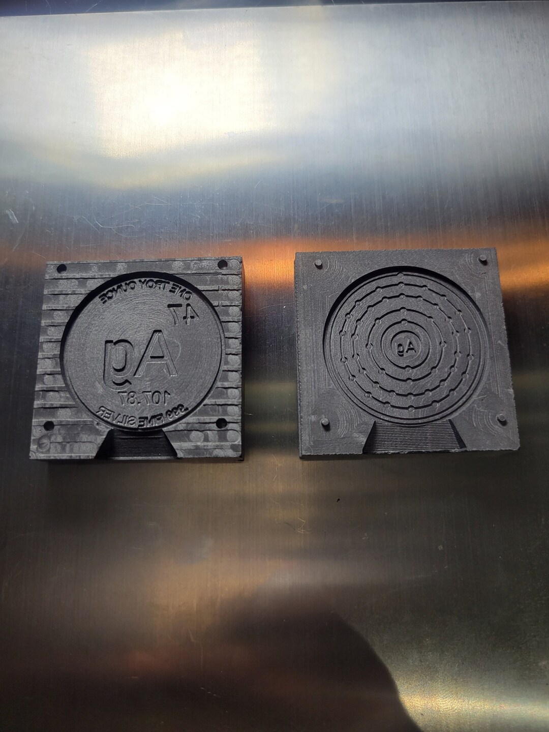 Silver Element Coin 1oz Graphite Mold - Etsy