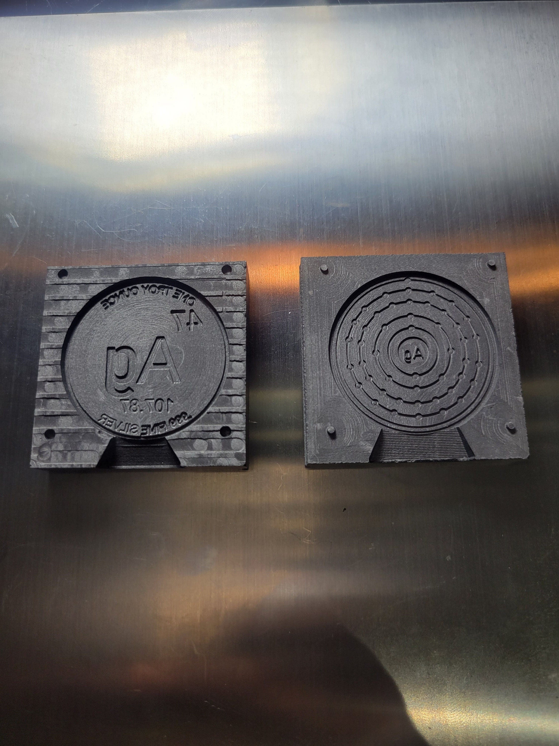 Silver Element Coin 1oz Graphite Mold - Etsy