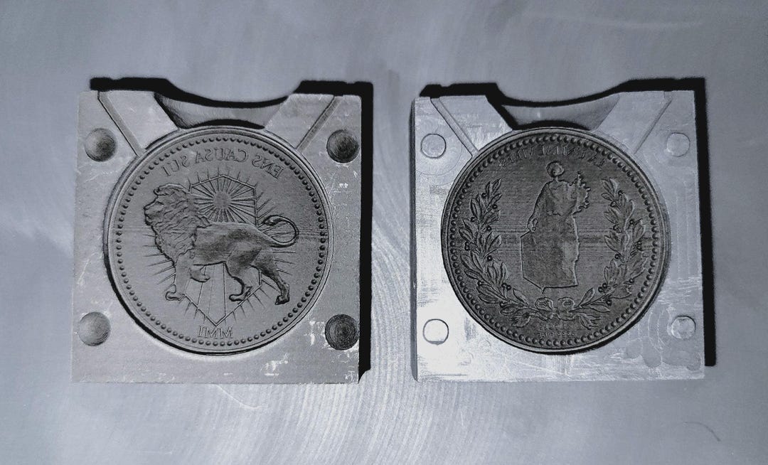 Continental Coin Graphite Mold - Etsy