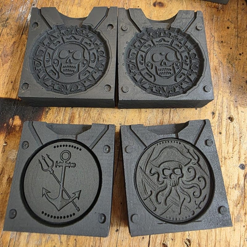 Coin Graphite Moulds - Etsy