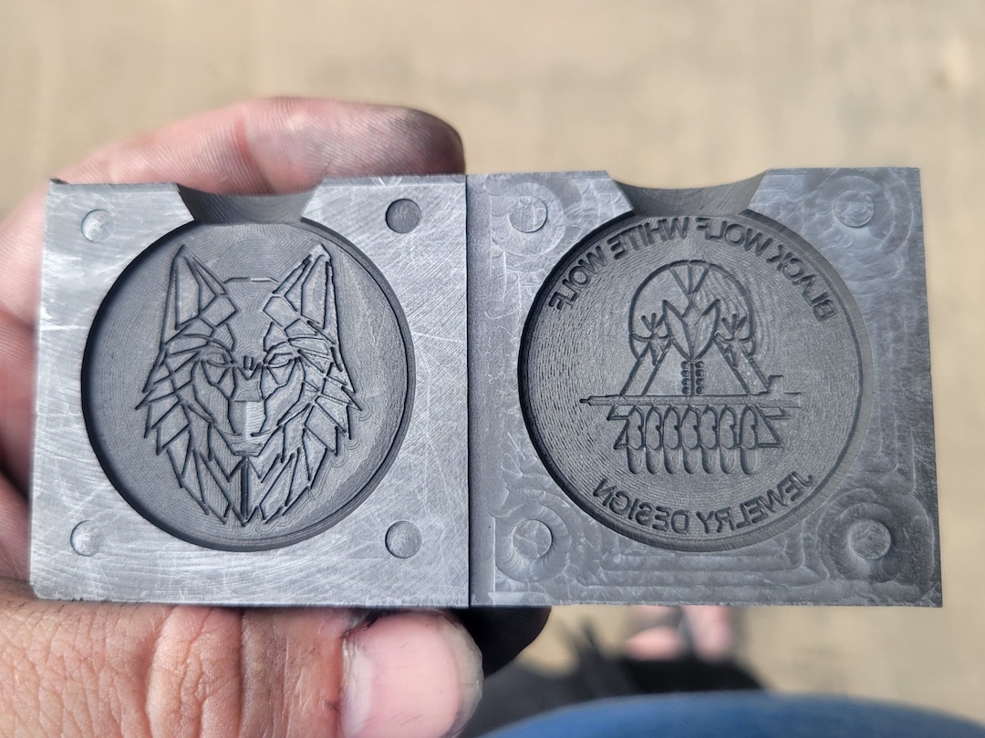 Custom Coin Graphite Mold up to 40mm - Etsy