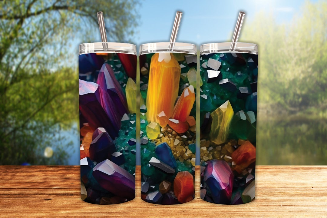 Beautiful Crystals Sublimation Tumbler Wrap, Crystals Sublimation ...