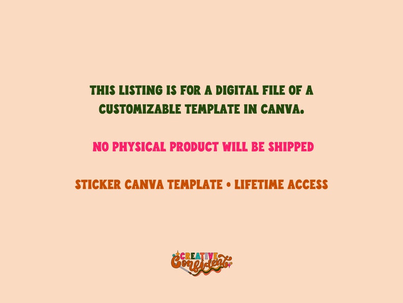 Happy Package Small Biz Sticker, Edit in Canva Sticker, Canva Templates ...
