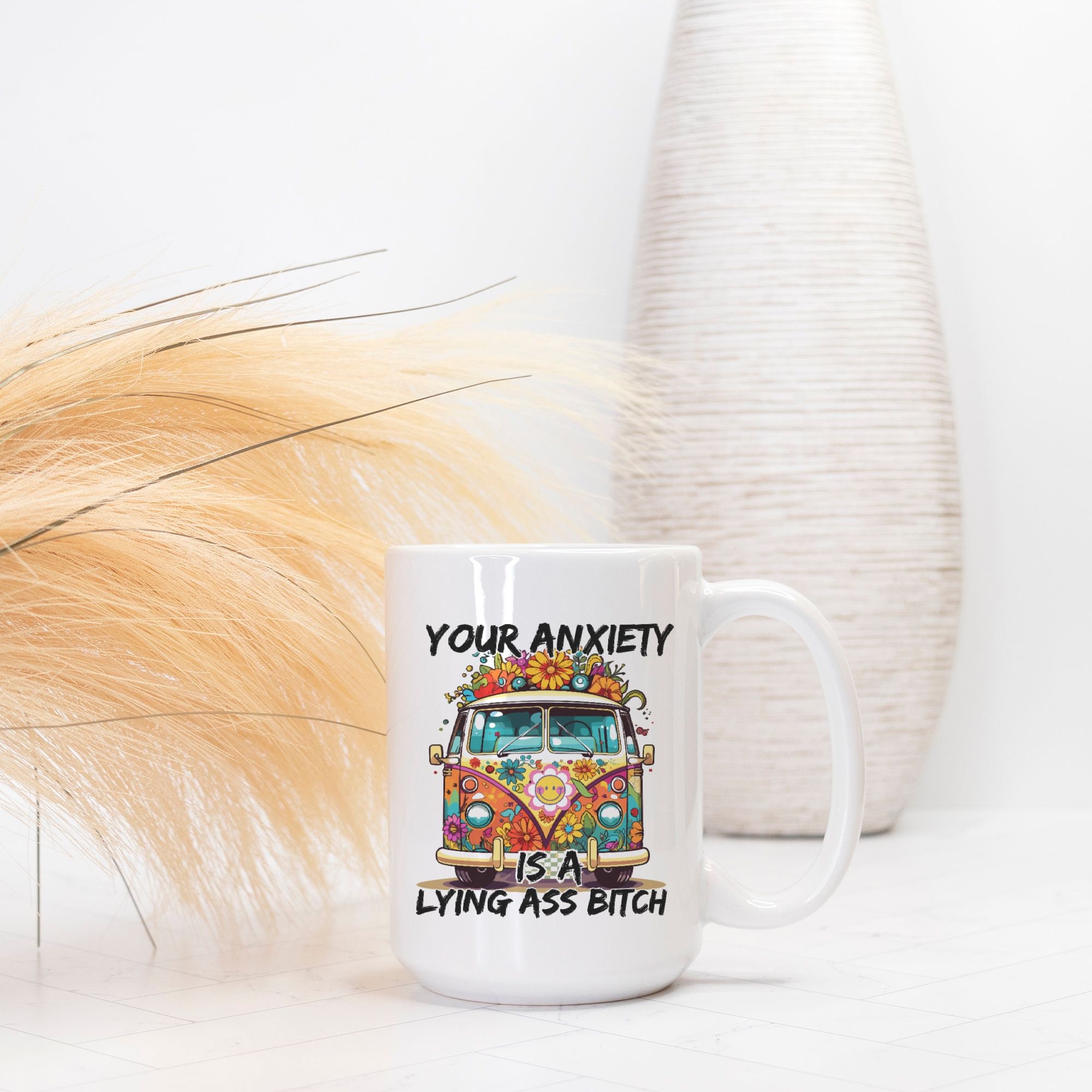 Retro 70s Mug Mental Health Coffee Cup Mug Gift for Her Friend Gift ...