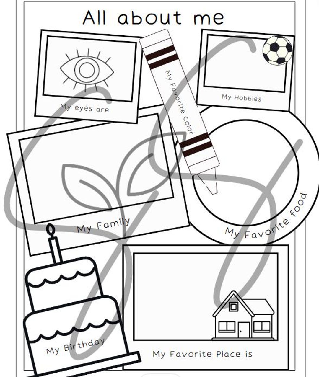 All About Me Activity/questionnaire in English and Spanish; Back to ...