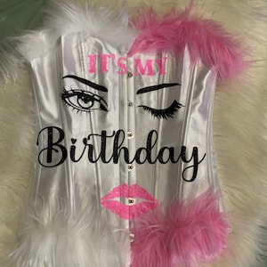 Custom Birthday/graduation Corset and Jeans Set. - Etsy