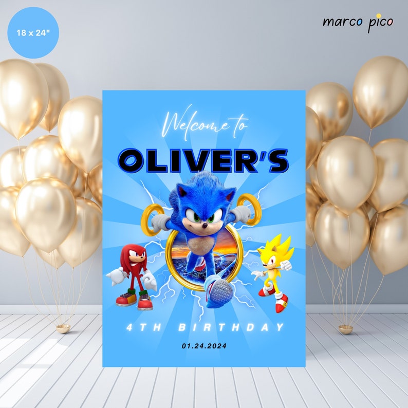Birthday Welcome Sign Template, Editable Hedgehog Birthday Party ... Birthday Welcome Sign Template, Editable Hedgehog Birthday Party ...