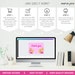 Pink Doll Themed Thank You Card Template, Editable Girly Pink Birthday ...