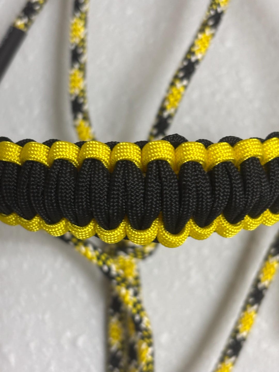 Mini Donkey Halter-black and Yellow - Etsy