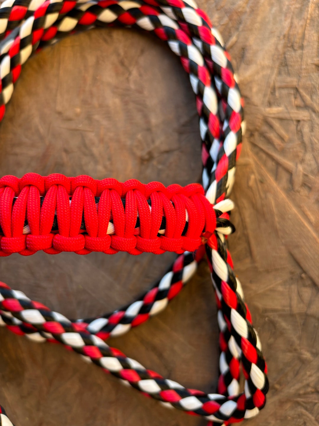 S27-sheep /goat Halter Red, White and Black With Red Nose Band. - Etsy