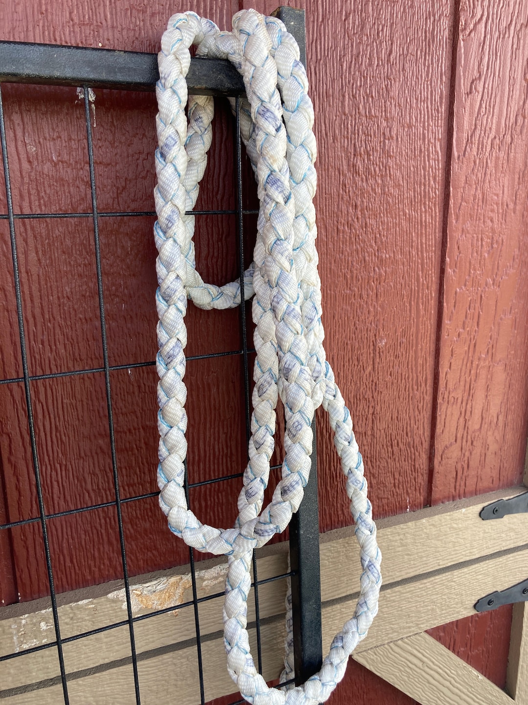 Mule Tape Lead Rope-white - Etsy