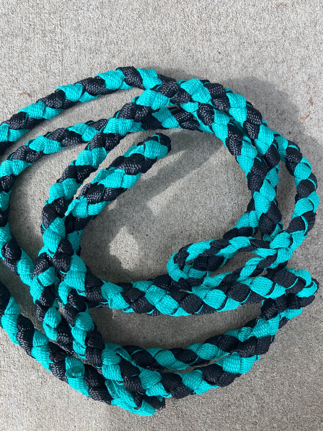 Mule Tape Lead Rope-teal - Etsy