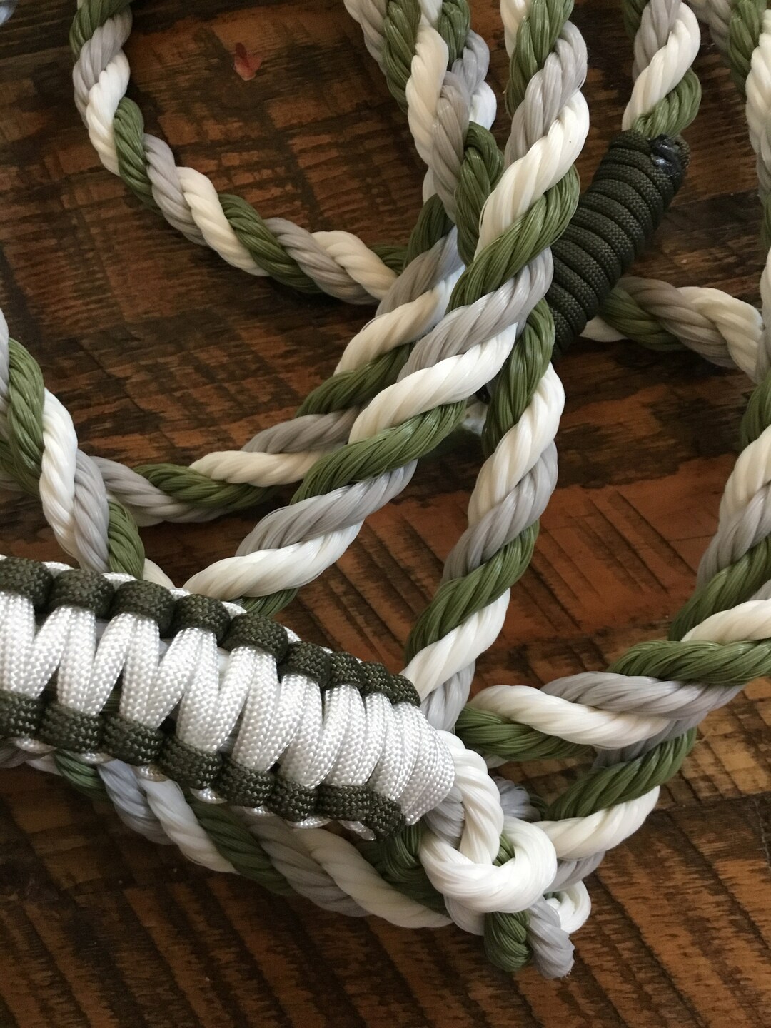 Cow Rope Halter-olive Green and White - Etsy