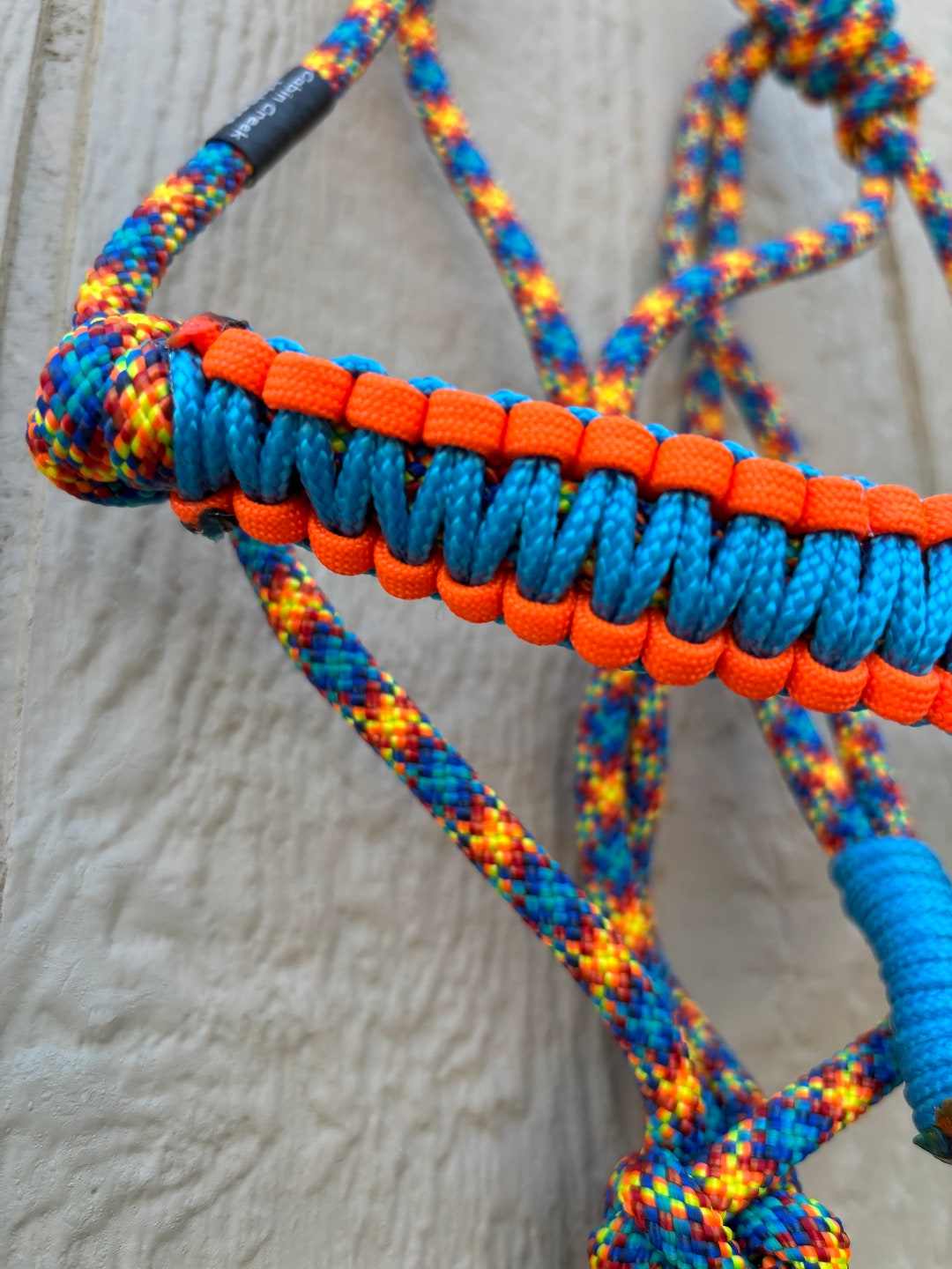 Mini Donkey Halter- Multi-colored Colorful Noseband. - Etsy