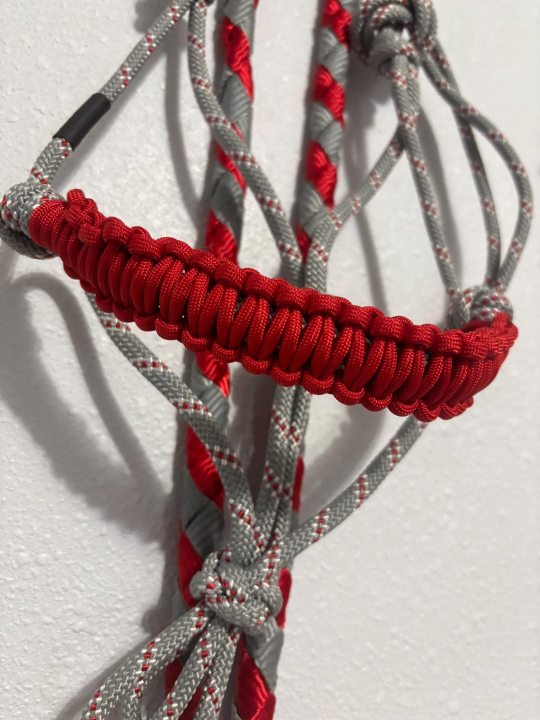 Gray Donkey Halter With Lead - Etsy