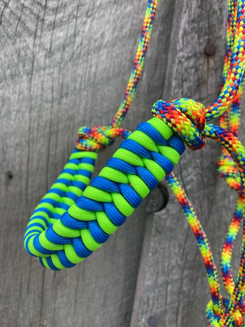 Hand-tied Yearling Horse Halter, 1/4 Inch Rope - Etsy