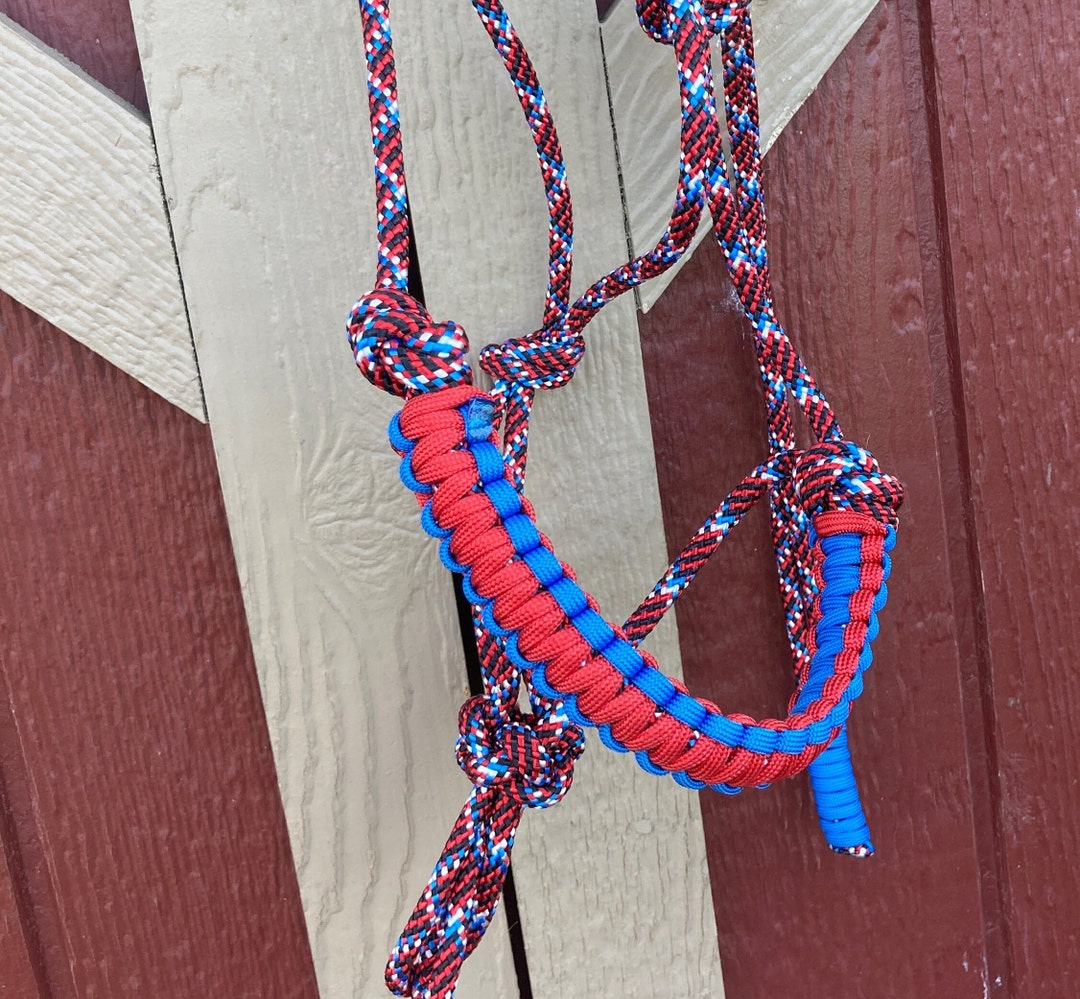 Mini Donkey Halter-red/blue/black/white - Etsy