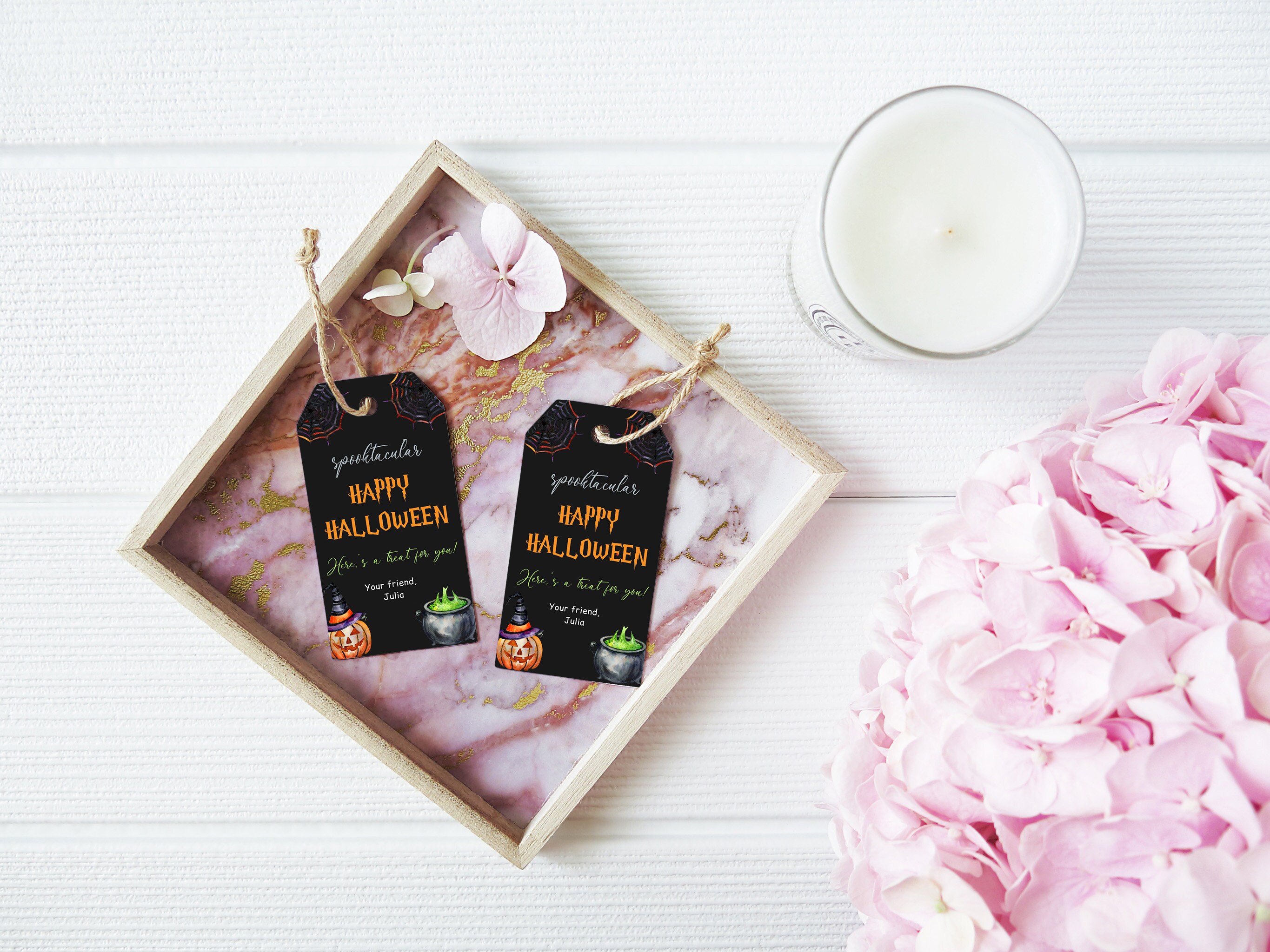 Editable Halloween Labels - Customizable Spooky Tags for Your Haunting ...