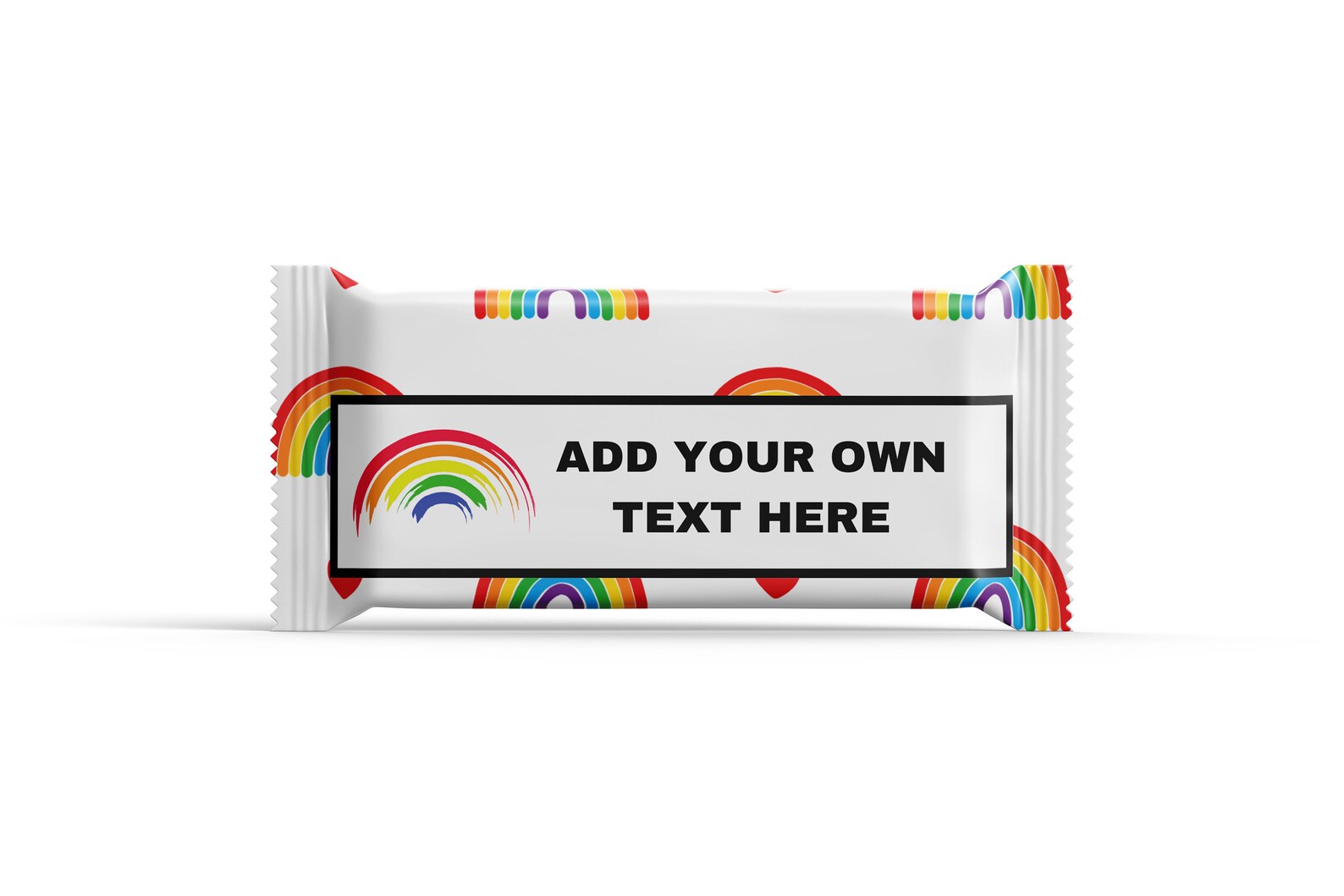 Minimalist Rainbow Birthday Chocolate Bar Wrapper Girls Rainbow Party ...