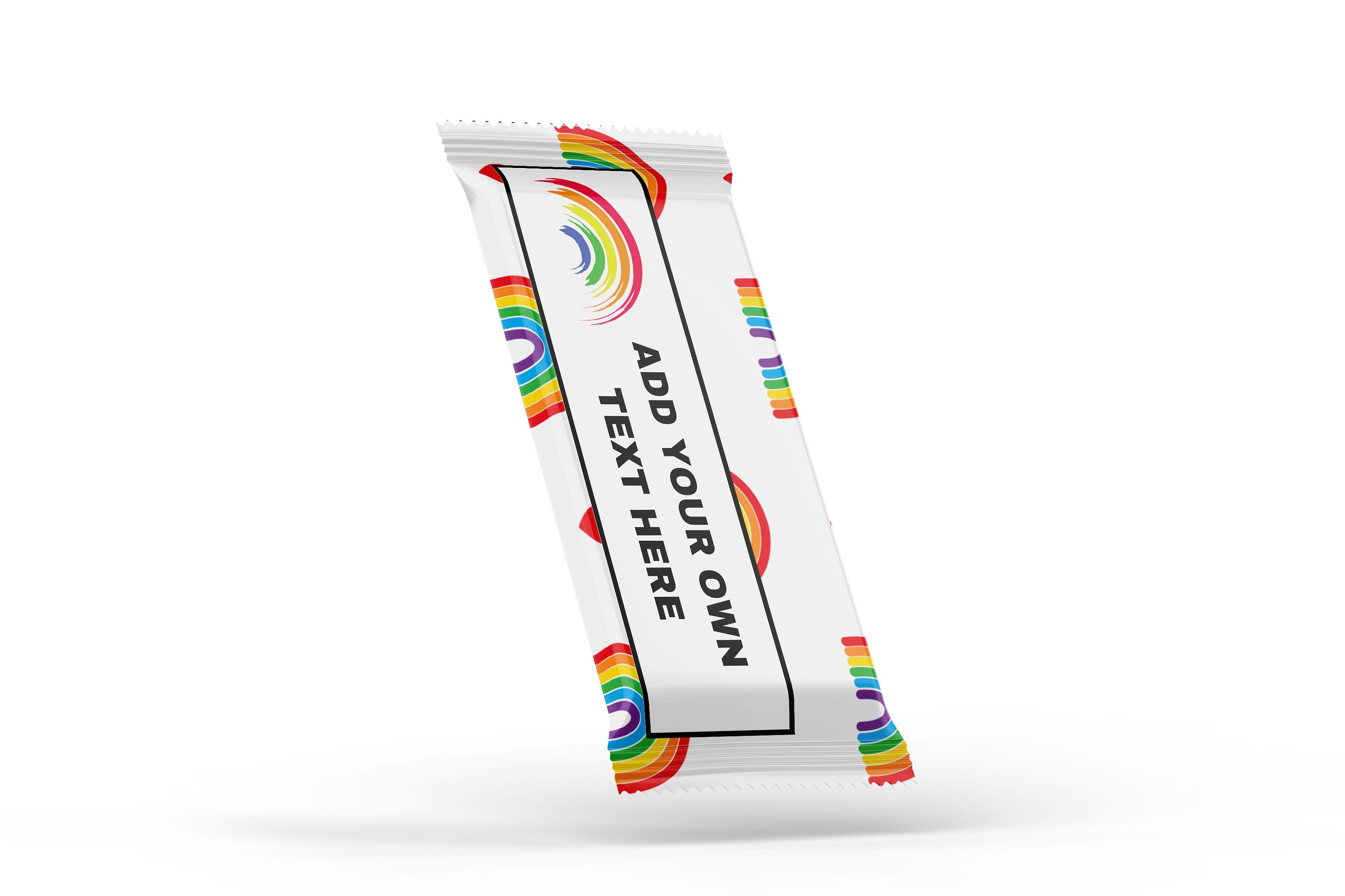 Minimalist Rainbow Birthday Chocolate Bar Wrapper Girls Rainbow Party ...