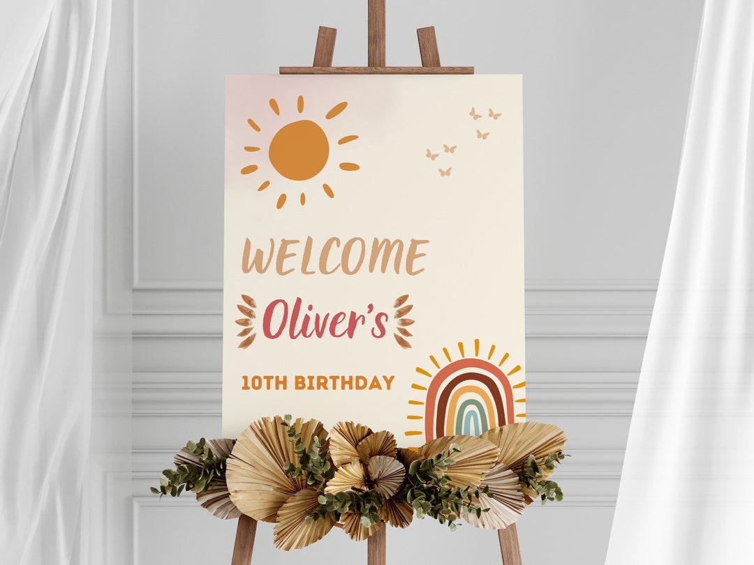 Celebrate Your Little One's Big Milestone With Our Welcome Sign ...