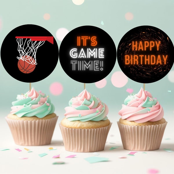 Basketball Cake Topper - Etsy