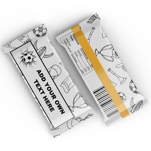 Soccer Birthday Chocolate Bar Wrapper Template: Editable Canva Design ...