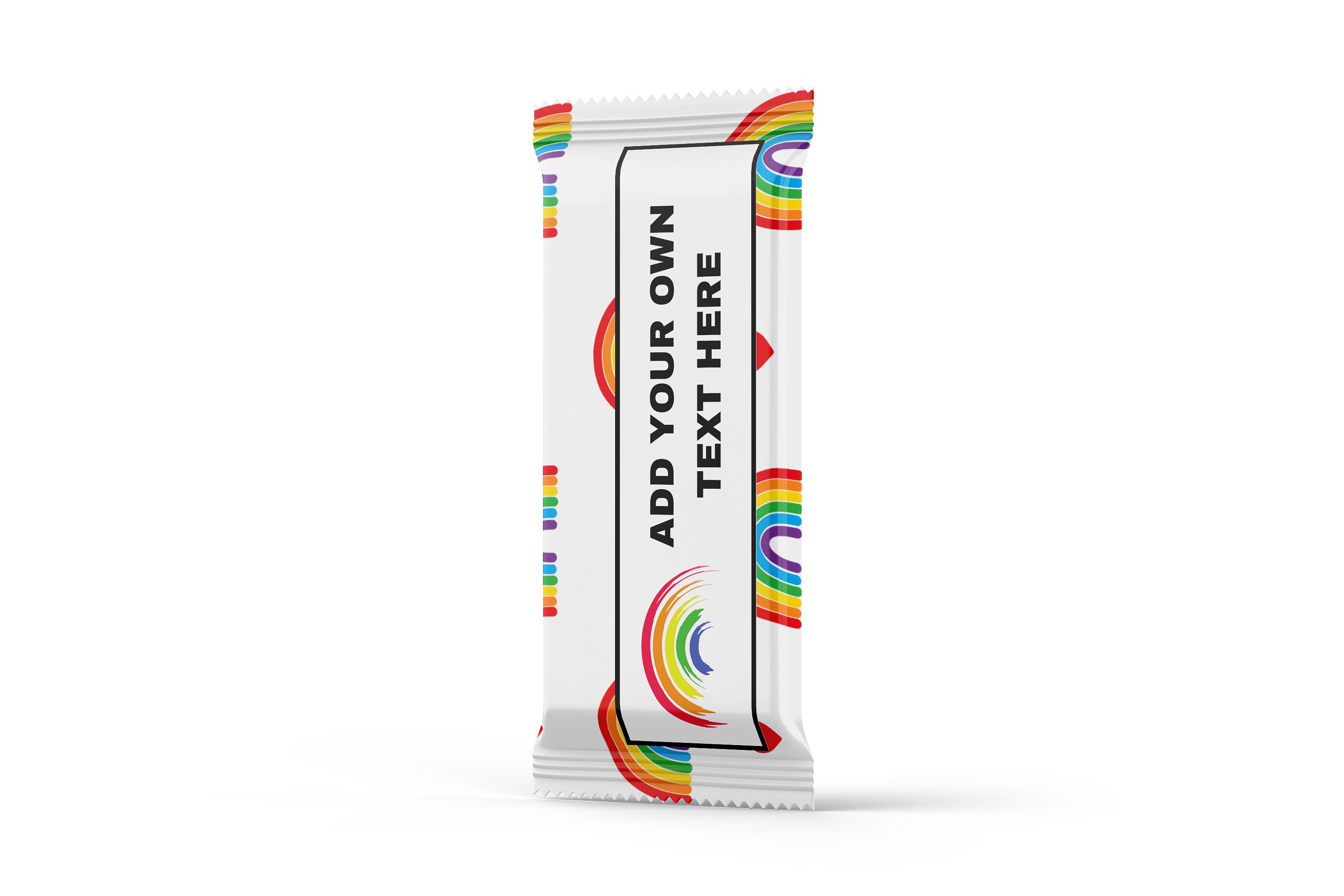 Minimalist Rainbow Birthday Chocolate Bar Wrapper Girls Rainbow Party ...