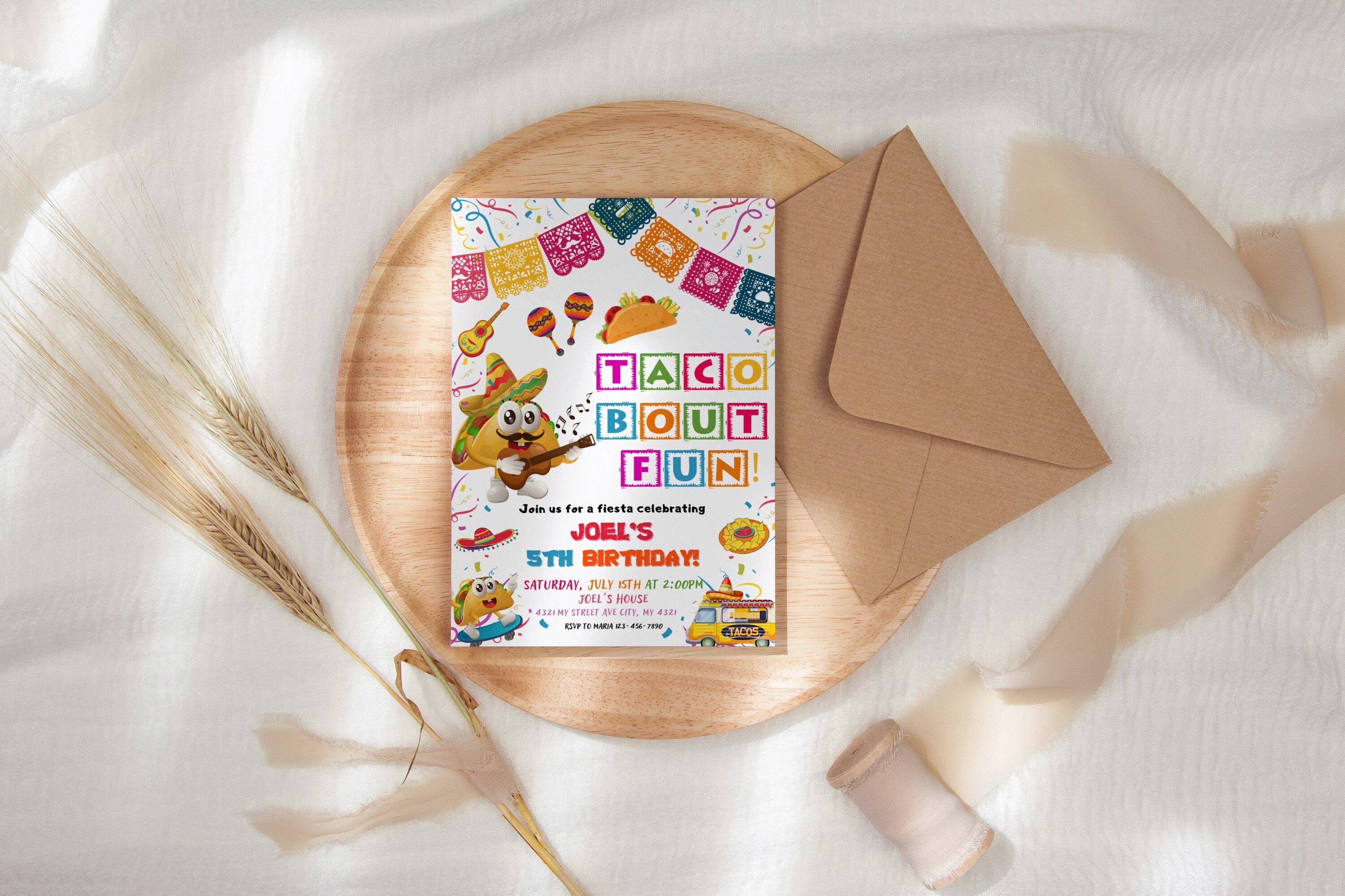 Cactus Farewell Party Invitation Taco Bout Adios Mexican - Etsy