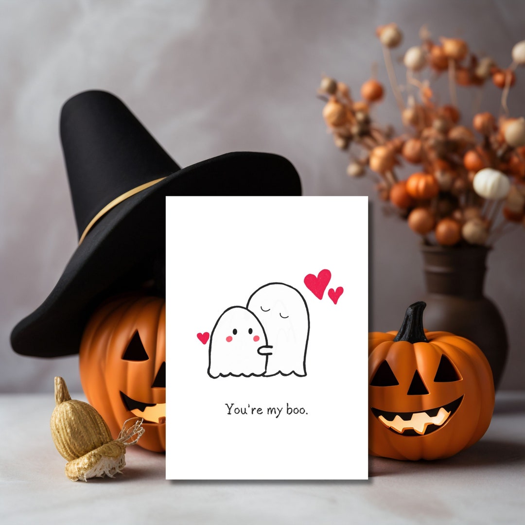 Spooky Surprise: You're My Boo Halloween Theme Happy Birthday Greeting ...