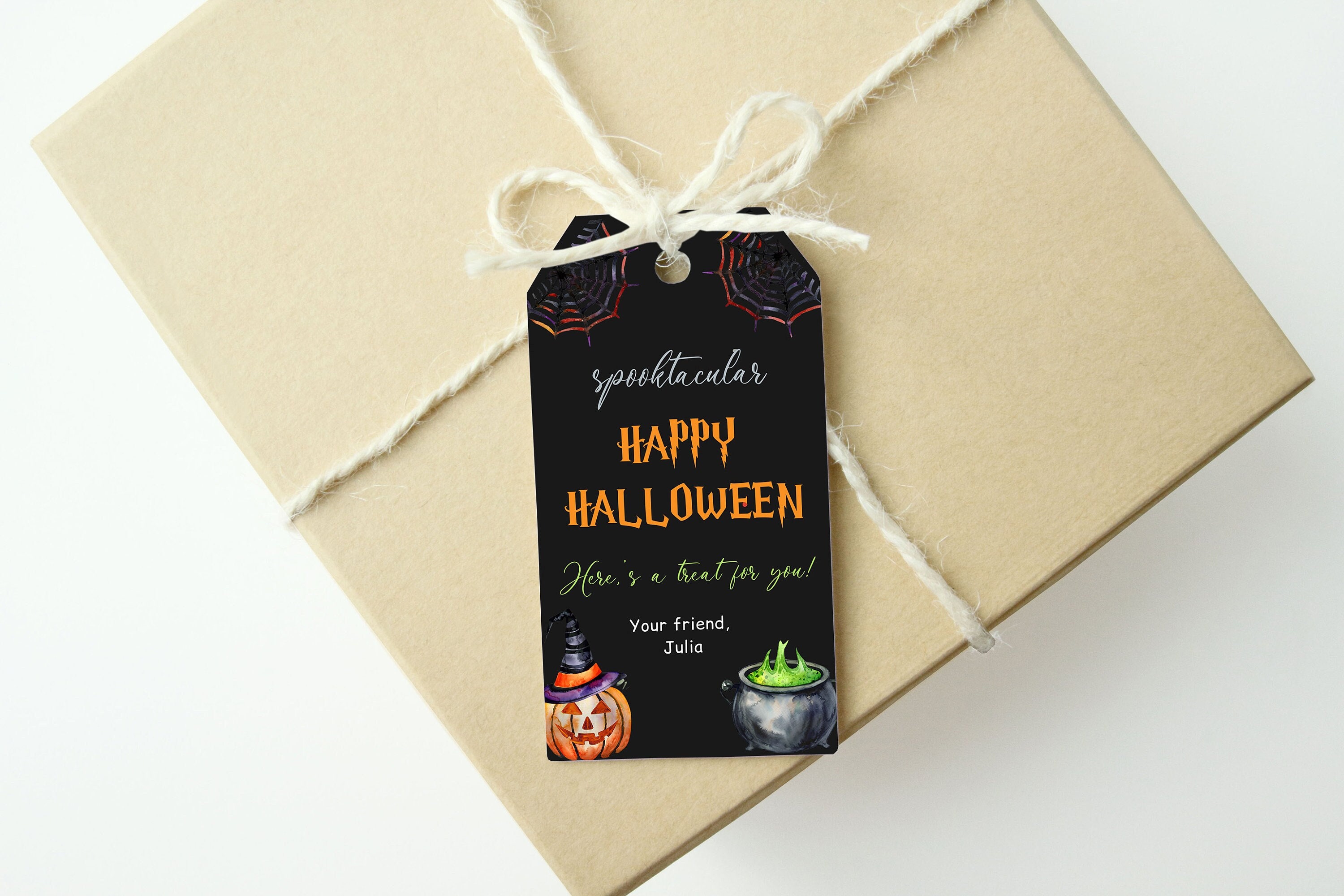 Editable Halloween Labels Customizable Spooky Tags for Your Haunting ...