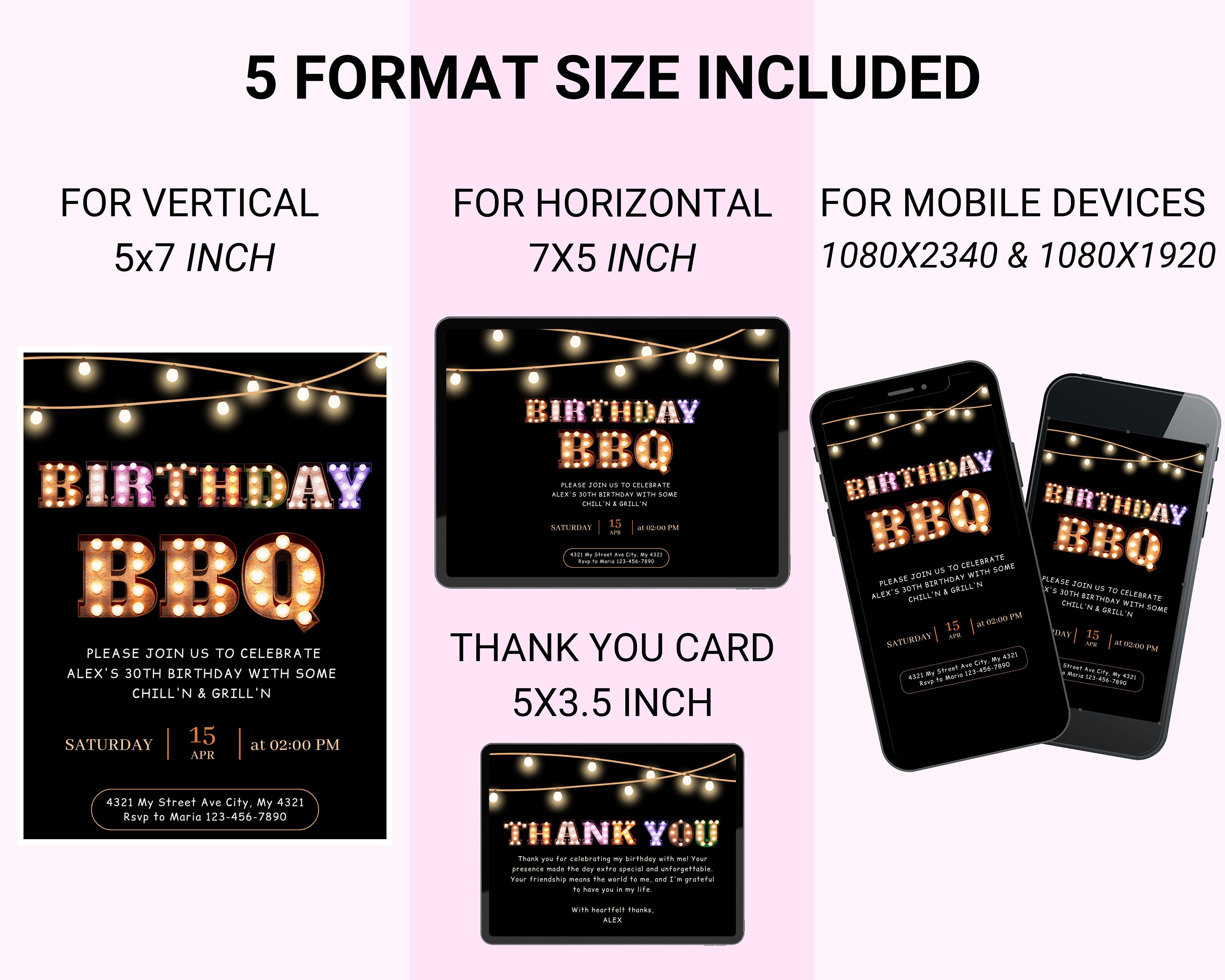 Grill and Chill: Birthday BBQ Invitation for Adult Digital - Etsy