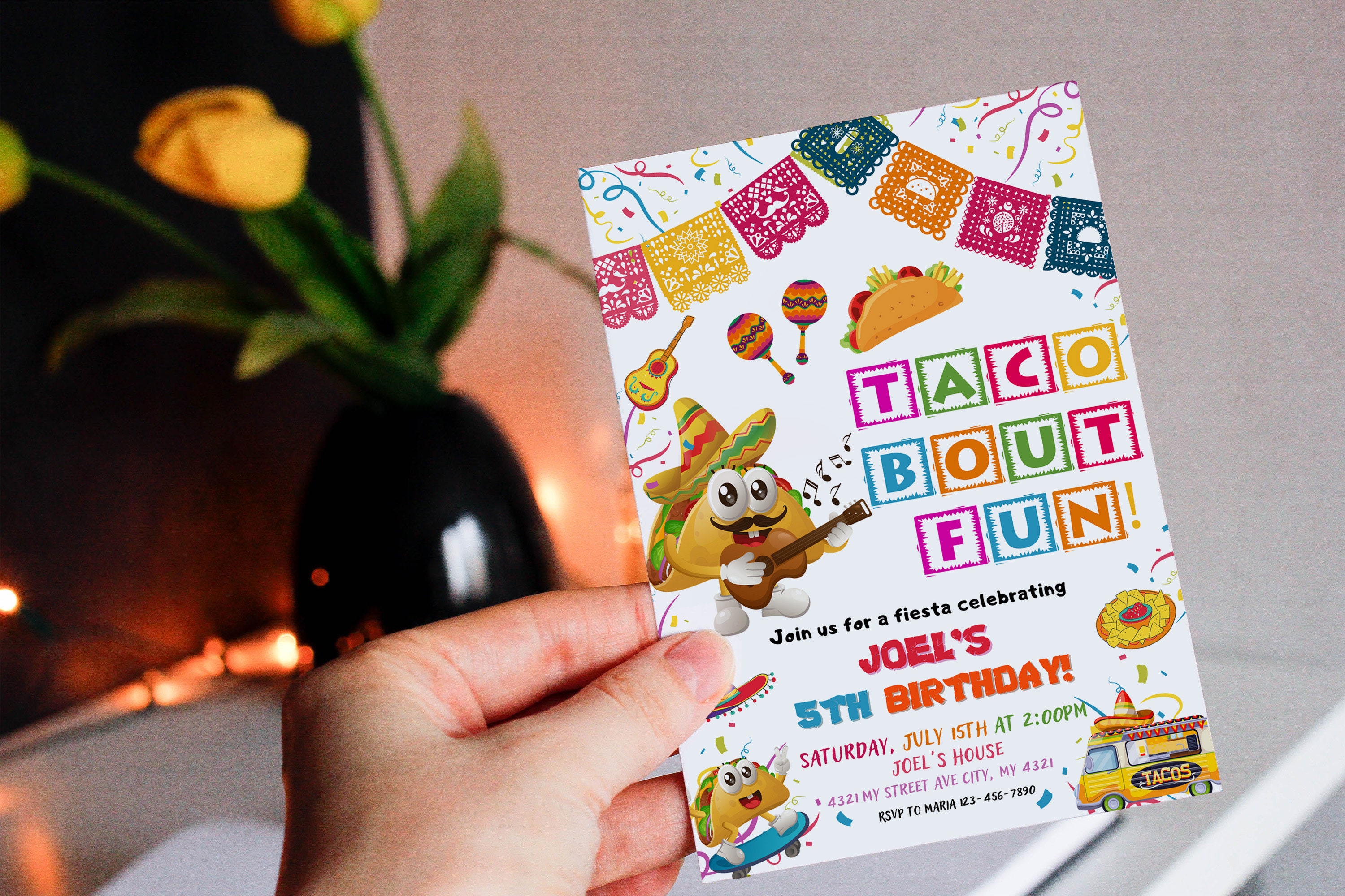 Cactus Farewell Party Invitation Taco Bout Adios Mexican - Etsy