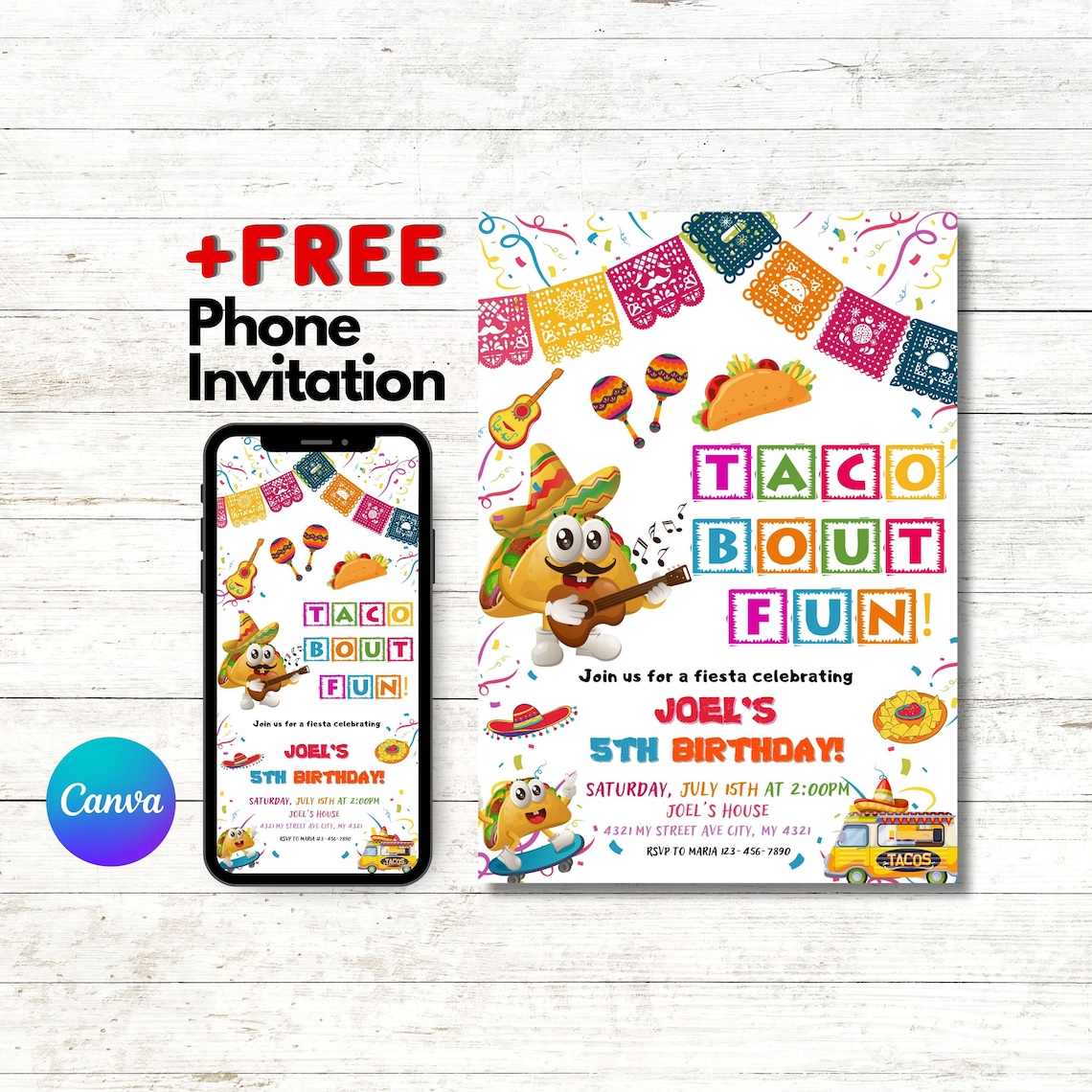 Cactus Farewell Party Invitation Taco Bout Adios Mexican - Etsy