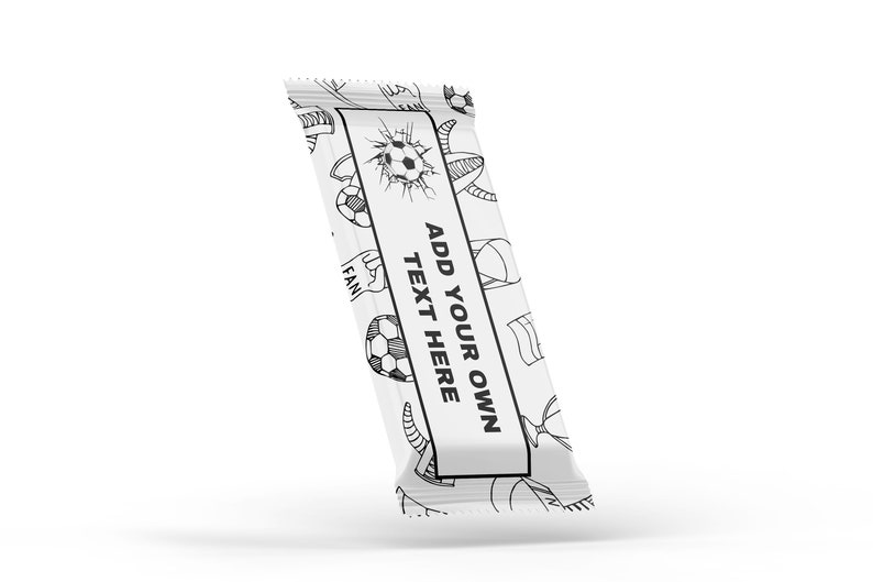 Soccer Birthday Chocolate Bar Wrapper Template Football Party - Etsy