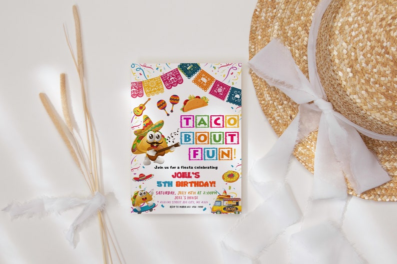 Cactus Farewell Party Invitation Taco Bout Adios Mexican - Etsy